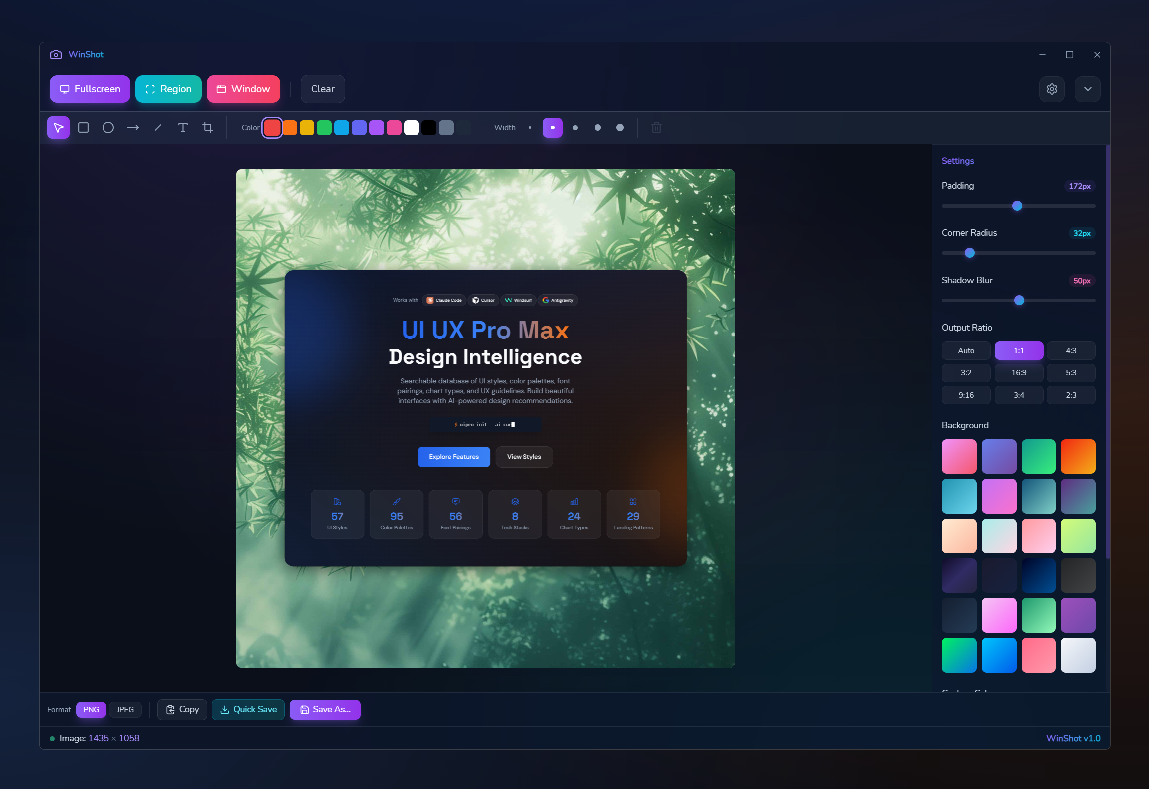 WinShot - Modern Screenshot Tool for Windows